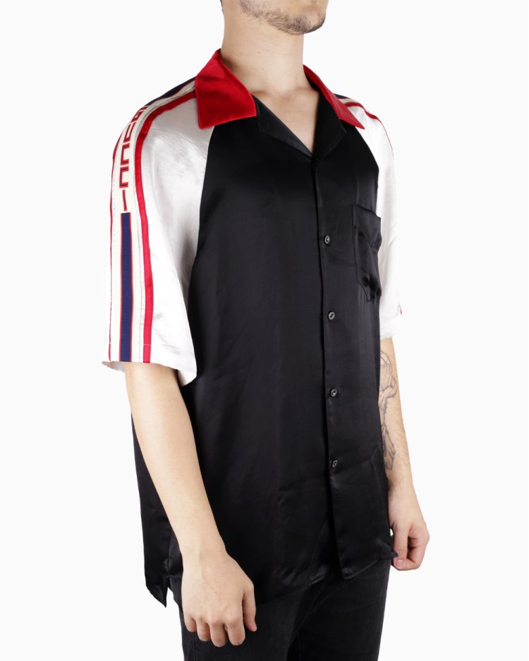 Camisa Gucci Original Logo Tricolor Masculina