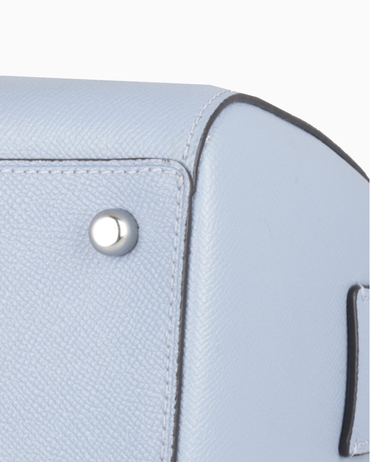 Bolsa Coach Original Crossbody Couro Azul Bebê