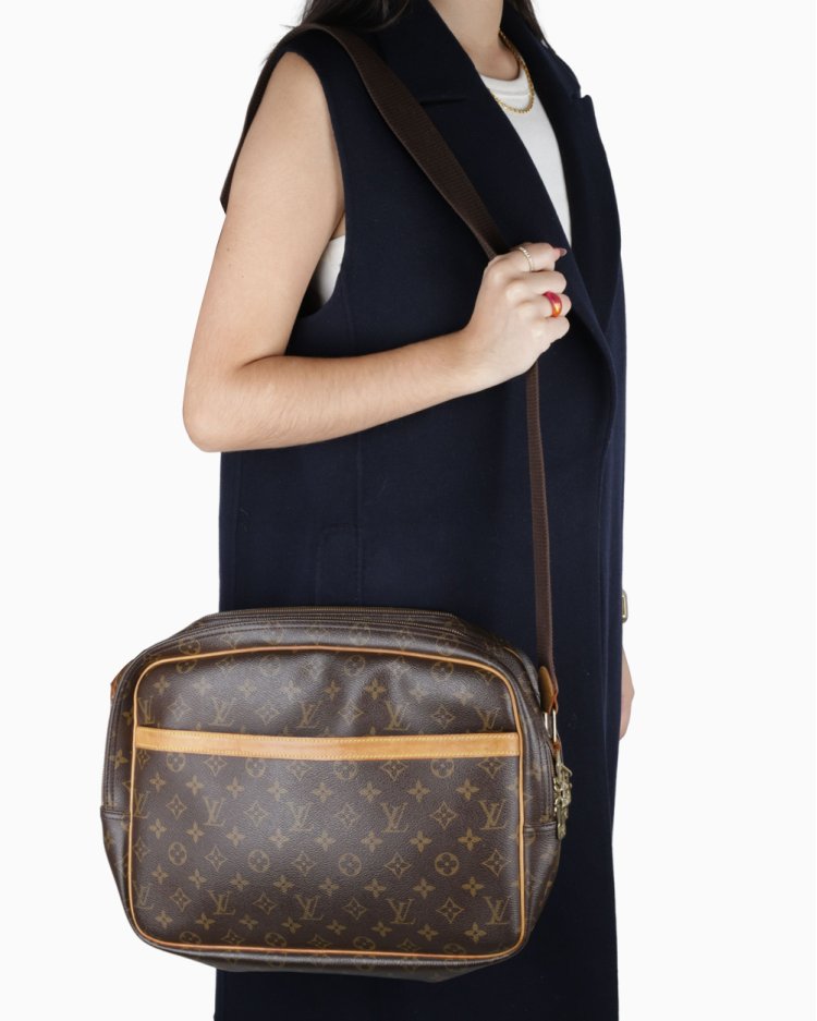 Bolsa Louis Vuitton Original Reporter GM Monograma Masculin