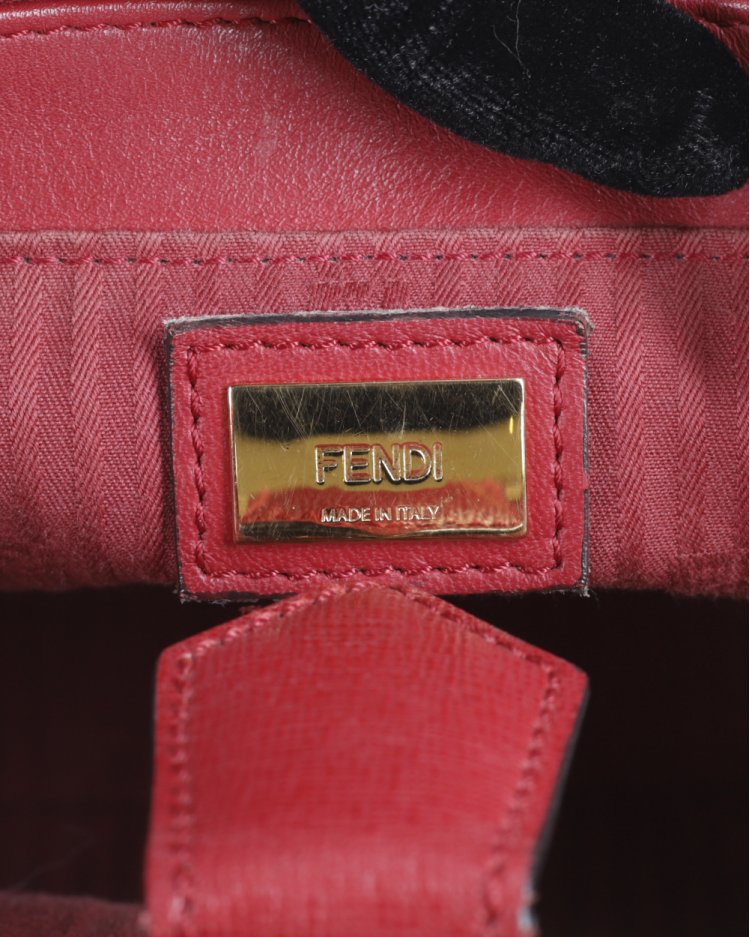 Bolsa Fendi Original 2Jours Petit Tote Vermelha Feminina