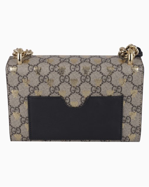 Bolsa Gucci Original Padlock Bee GG Supreme Feminina