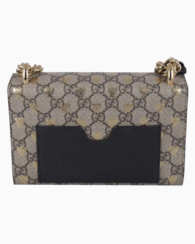 Bolsa Gucci Original Padlock Bee GG Supreme Feminina