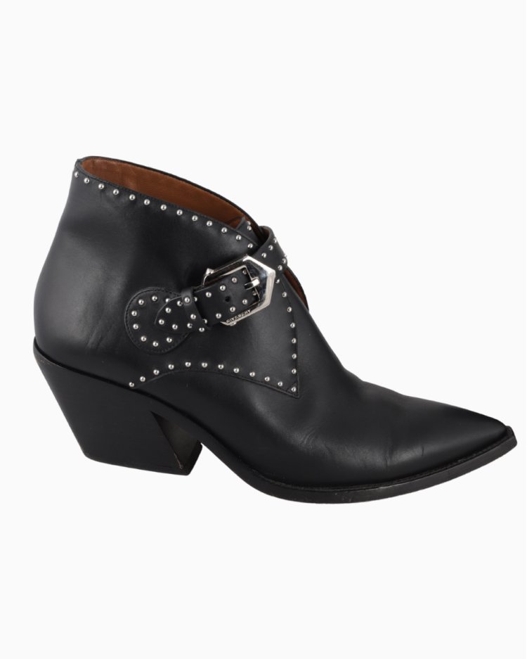 Bota Givenchy Original Studded Western Preta Feminina