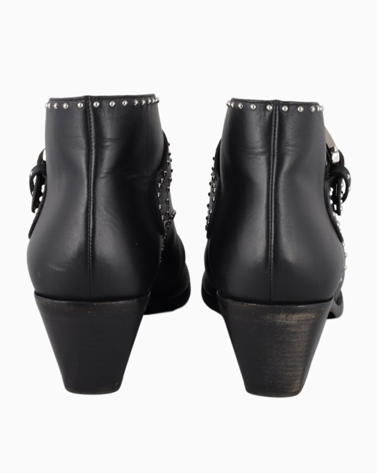 Bota Givenchy Original Studded Western Preta Feminina