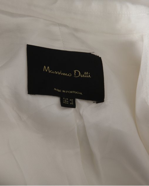 Conjunto Massimo Dutti Original Alfaitaria Off White Feminino