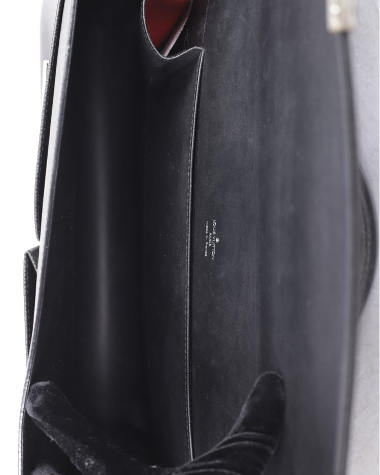 Pasta Louis Vuitton Original Couro Taiga Preta Masculina
