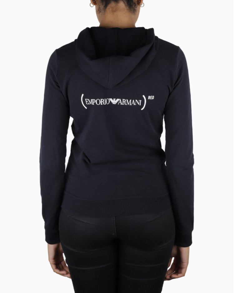 Moletom Emporio Armani Original Manga Longa Preto Feminino