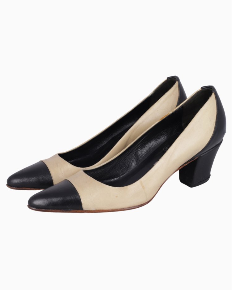 Sapato Chanel Original Bicolor Feminino