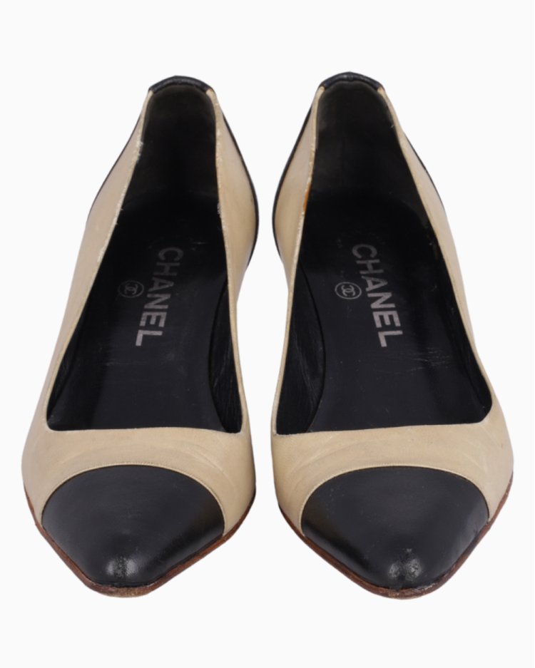 Sapato Chanel Original Bicolor Feminino