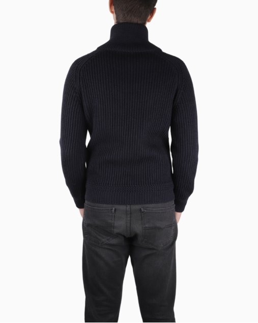 Suéter Gucci Original Lã Tricõ Azul Marinho Masculino