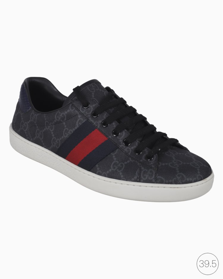 Tênis Gucci Original Ace GG Supreme Preto Masculino