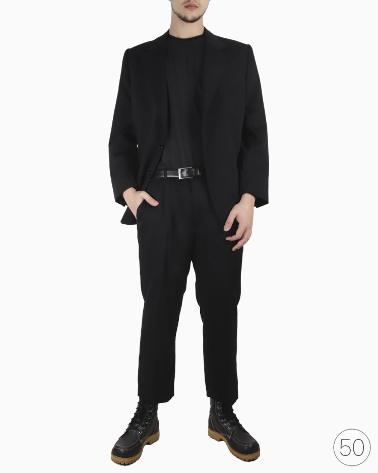 Terno Valentino Original Lã Preto Masculino