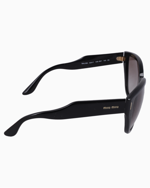 Óculos de Sol Miu Miu Original SMU09N Preto Feminino