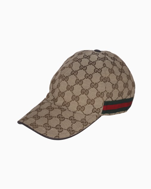 Boné Gucci Original GG Supreme Canvas Web Monograma Masculino