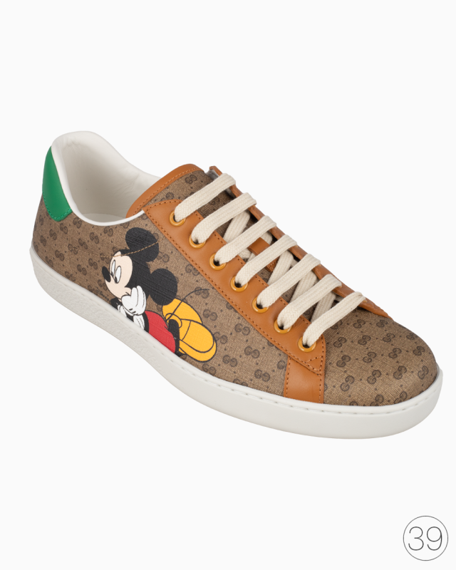 Tênis Gucci x Disney Original Ace Mickey Mouse Canvas Masculino