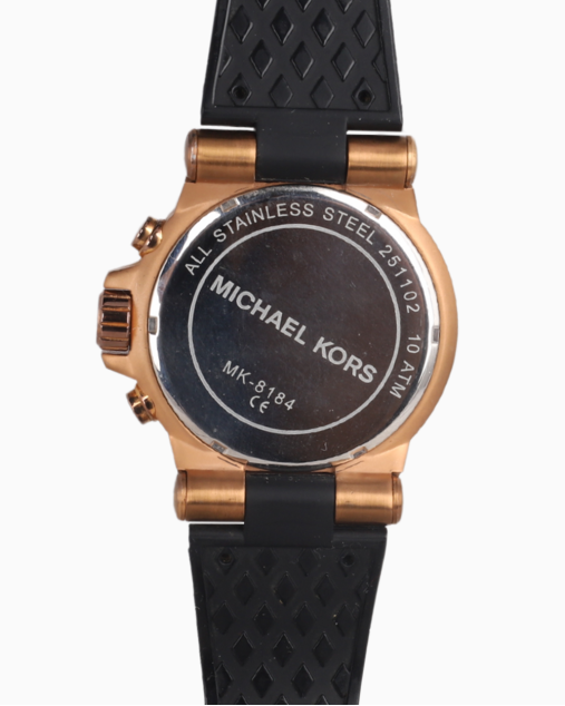 Relógio Michael Kors Original MK8184 Preto e Cobre Masculino