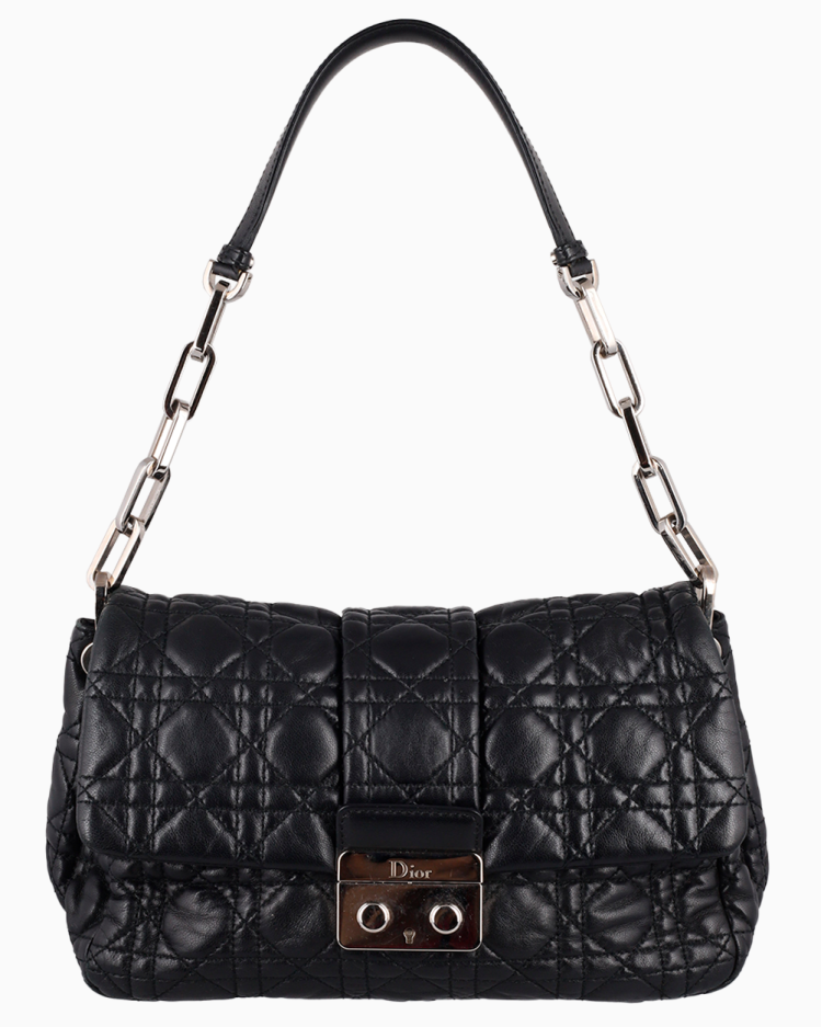 Bolsa Dior New Lock Original Cannage Preta Feminina