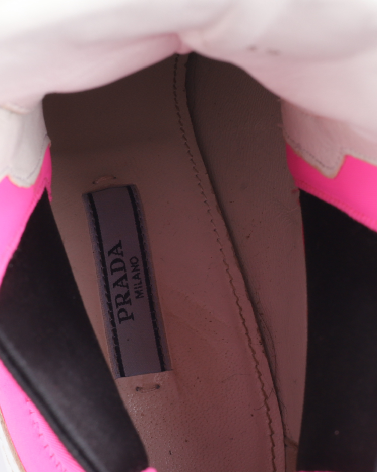 Bota Prada Original Ankle Boot Couro Branca Feminina