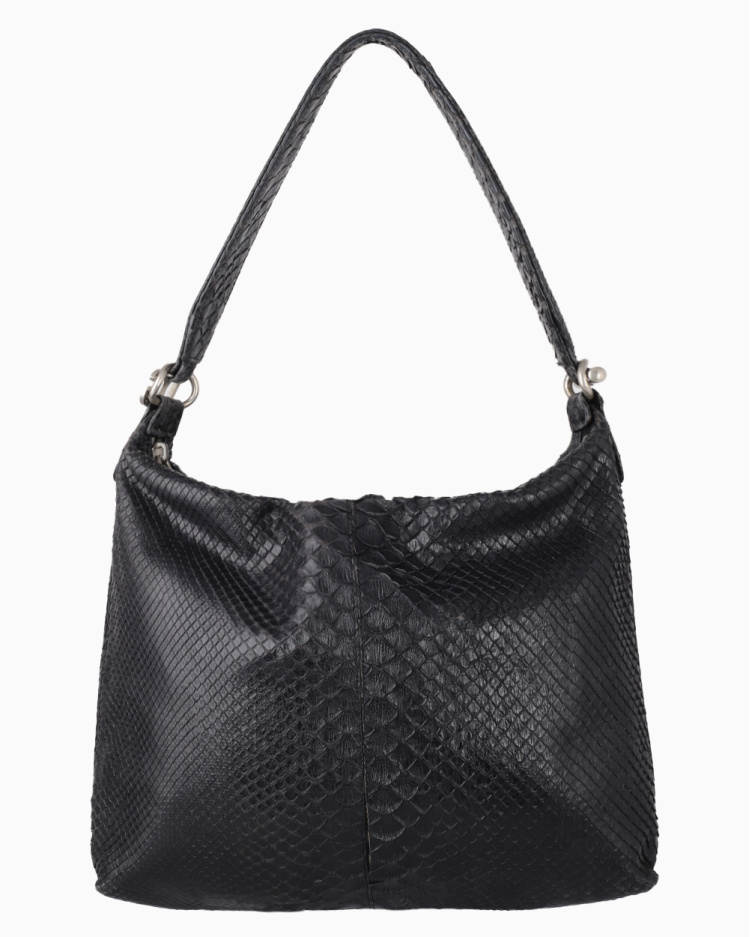 Bolsa Dolce & Gabbana Original Vintage Python Hobo Preta Feminina