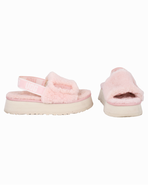 Sandália Ugg Original Disco Slide Rosa Feminina