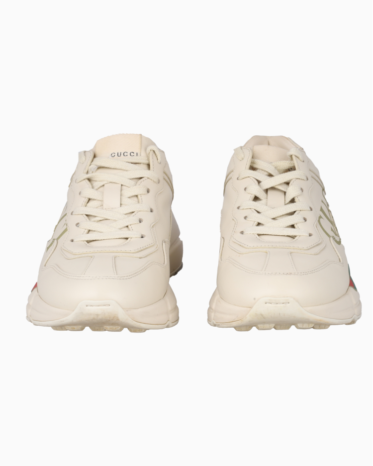 Tênis Gucci Original Rhyton Interlocking G Off White Feminino