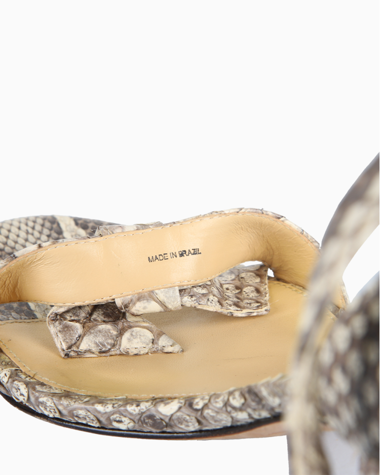 Sandália Alexandre Birman Original Clarita Python Feminina