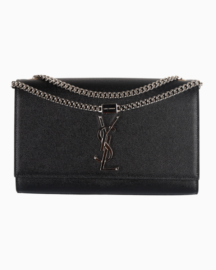 Bolsa Saint Laurent Original Kate Preta Feminina