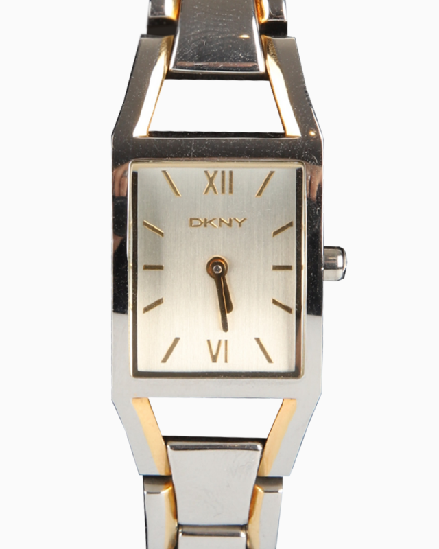 Relógio DKNY Original NY3314 Prata e Dourado Feminino