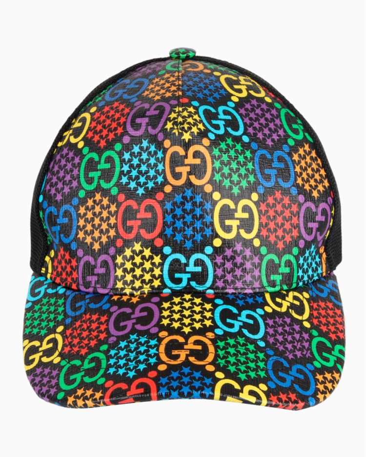 Boné Gucci Original Psychedelic GG Baseball Colorido Masculino
