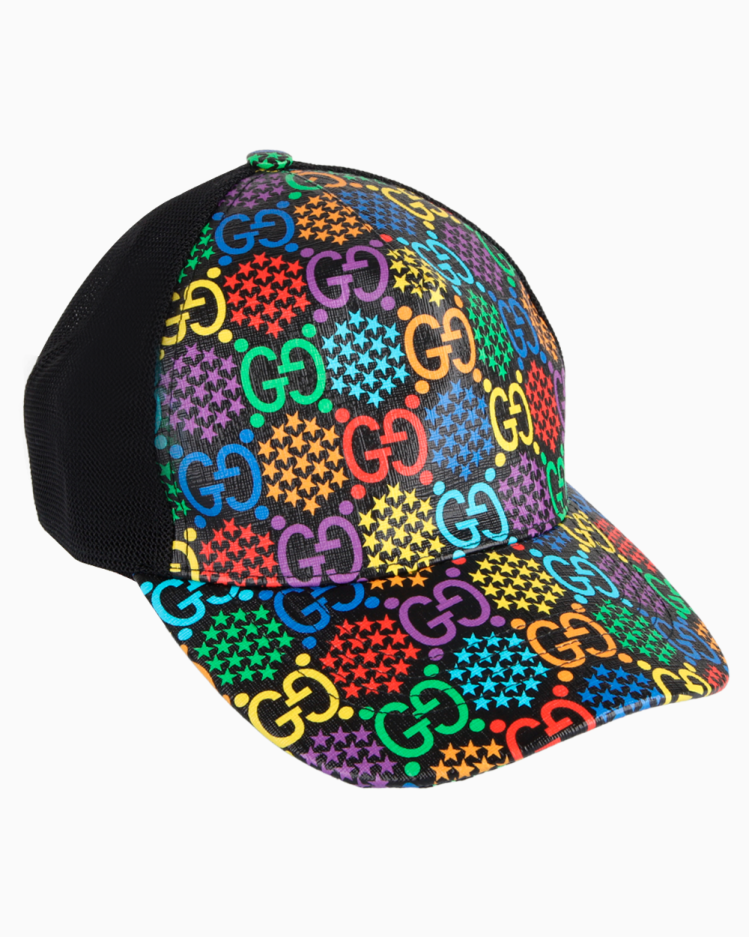Boné Gucci Original Psychedelic GG Baseball Colorido Masculino