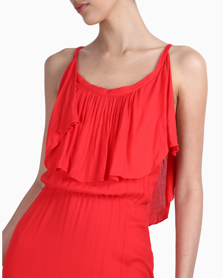 Vestido Cris Barros Original Longo Vermelho Feminino