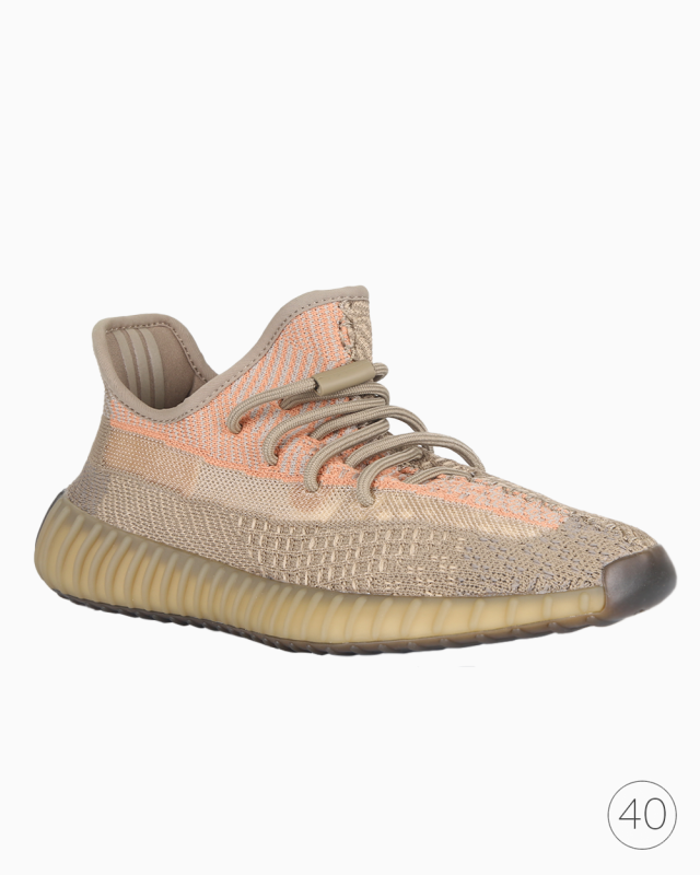 Tênis Yeezy Original Boost 350 V2 Sand Taupe Bege Masculino