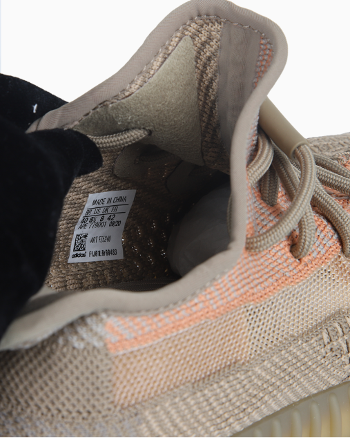 Tênis Yeezy Original Boost 350 V2 Sand Taupe Bege Masculino