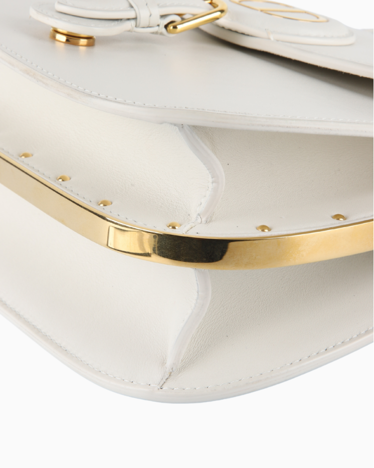 Bolsa Dior Original Bobby Frame Off White Feminina
