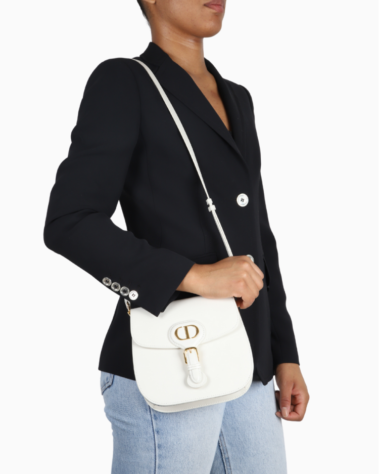 Bolsa Dior Original Bobby Frame Off White Feminina