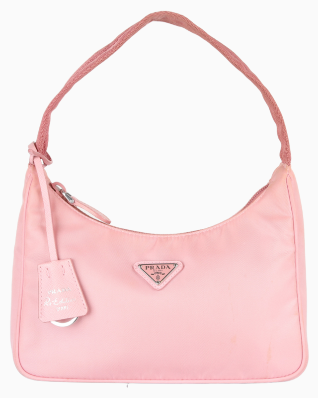 Bolsa Prada Original Re-Edition 2000 Rosa Feminina