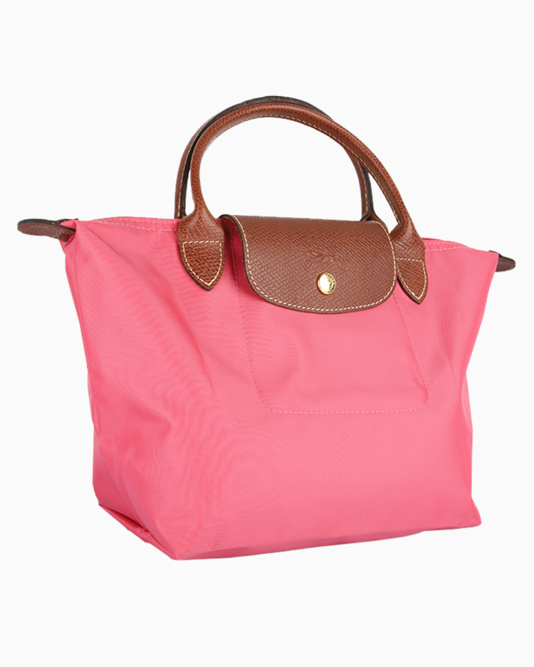 Bolsa Longchamp Original Le Pliage S Rosa Feminina