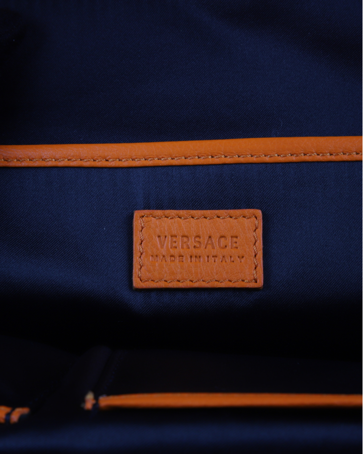 Bolsa Versace Original Signature Large Laranja Feminina