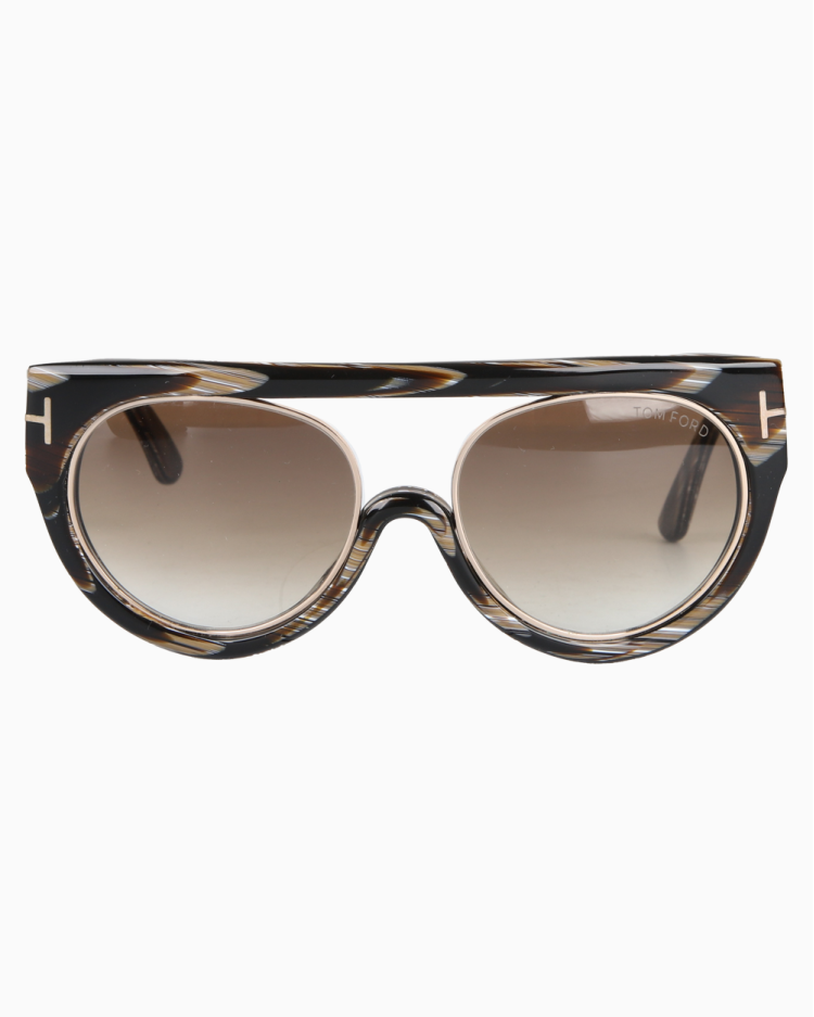 Óculos de Sol Tom Ford Original Alana TF360 Mesclado Tricolor Feminino