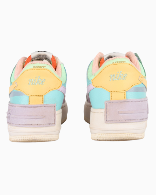 Tênis Nike Original Air Force 1 Shadow Couro Colorido Feminino