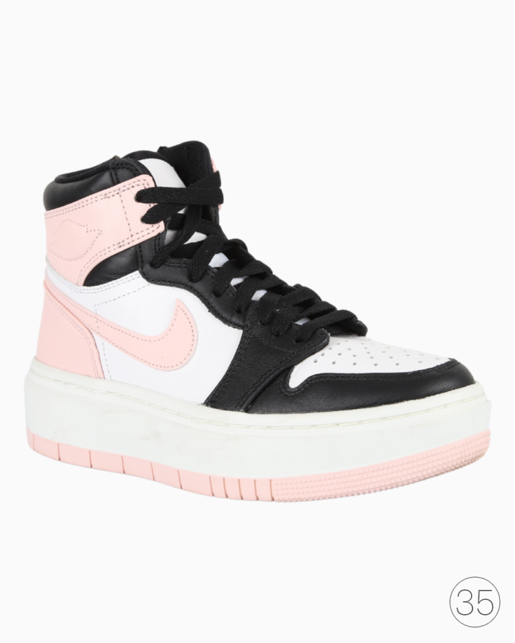 Tênis Nike Original Air Jordan 1 Elevate High Rosa Feminino