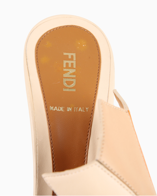 Sapato Fendi Original Couro Colorido Feminino