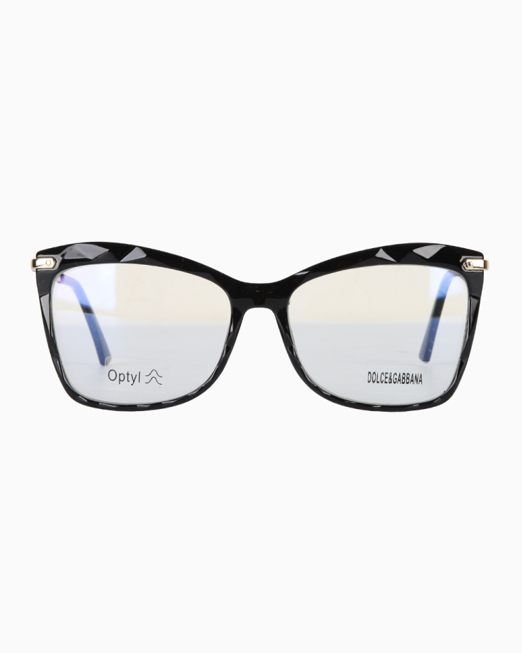 Armação Dolce & Gabbana Original DG5025 Preto e Dourado Feminino