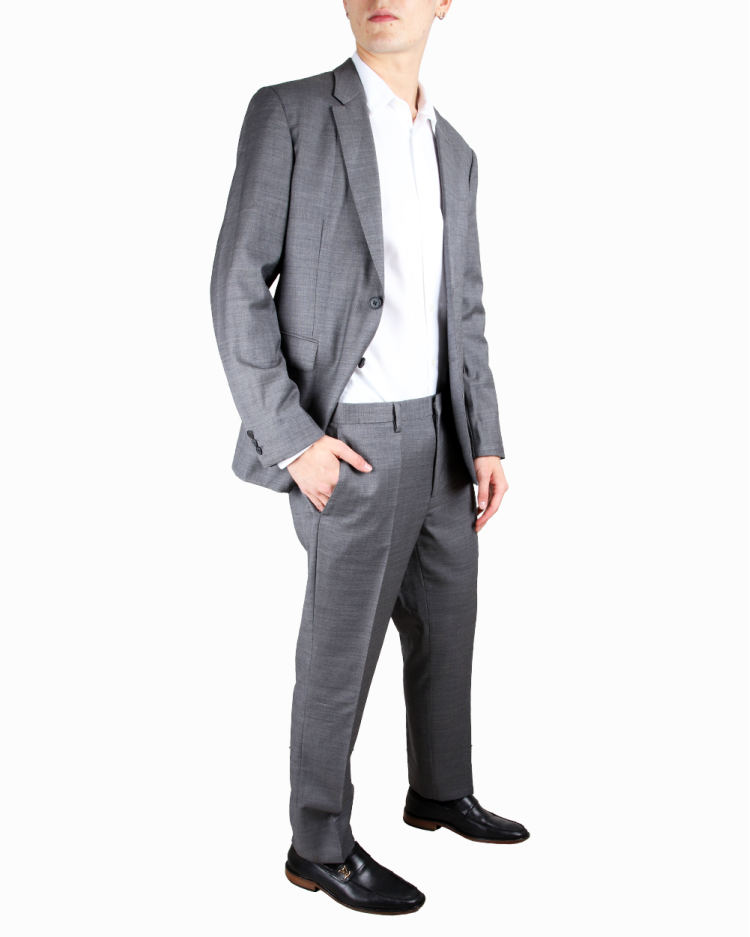 Terno Burberry Original Lã Cinza Masculino