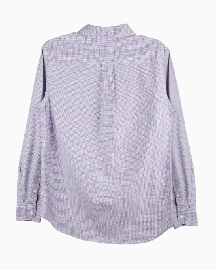 Camisa Infantil Ralph Lauren Original Xadrez Roxa