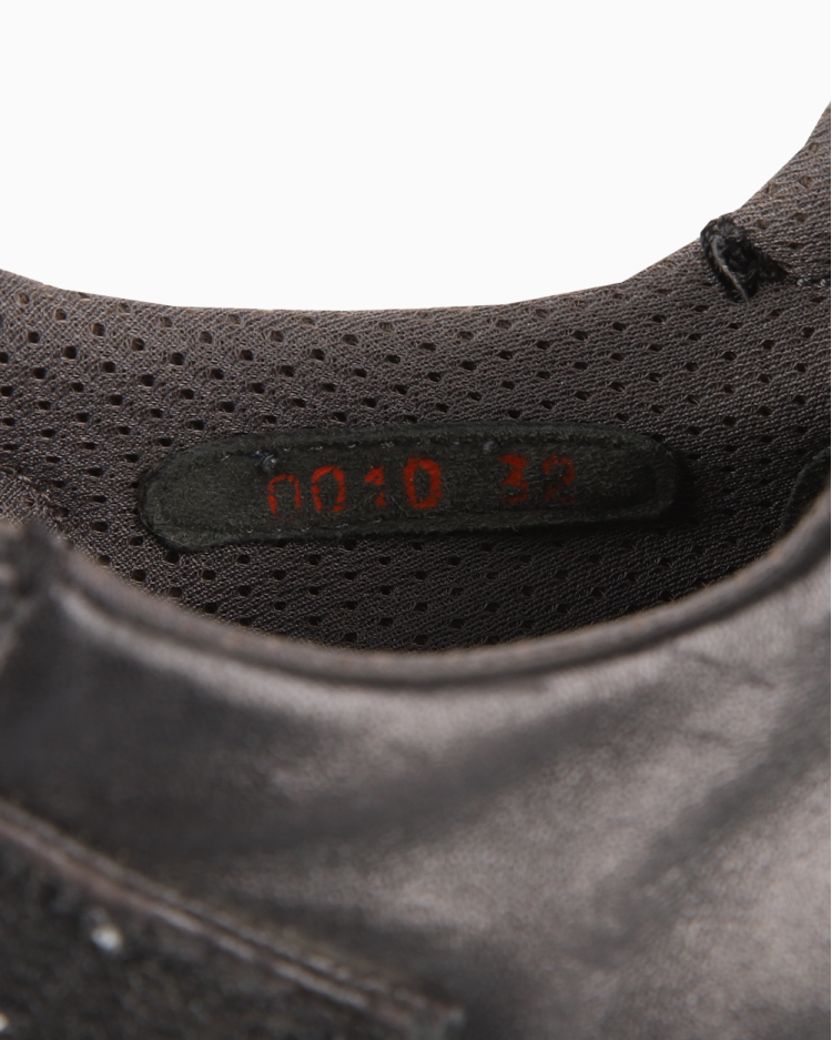 Tênis Infantil Prada Original Velcro Couro Preto