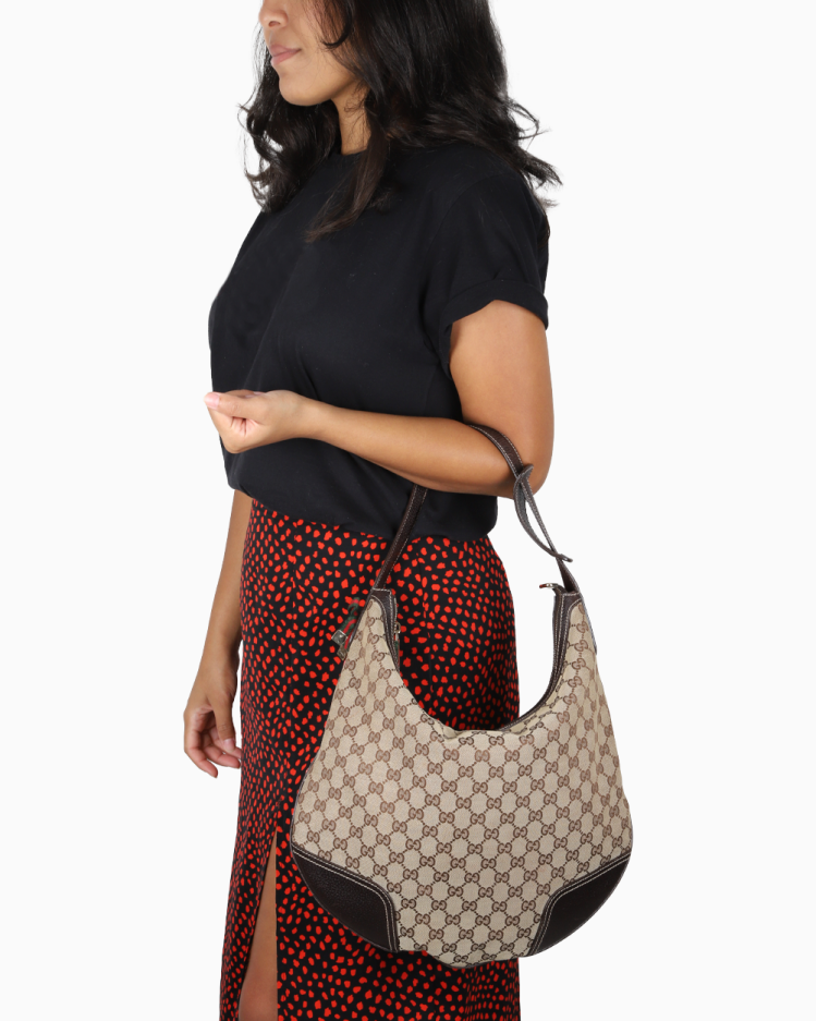 Bolsa Gucci Original Princy Hobo Monograma Feminina