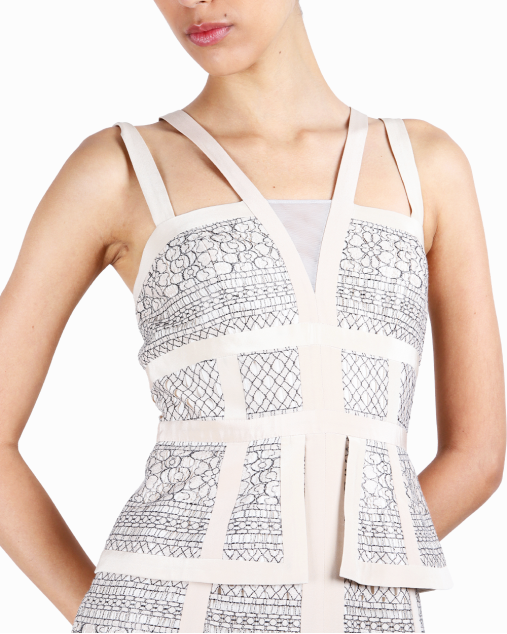 Vestido BCBG Original Maxazria Nude Feminina