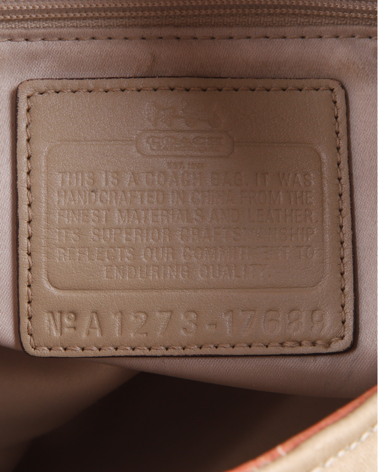 Bolsa Coach Original Madison Maggie Canvas In Signature Bege Feminina