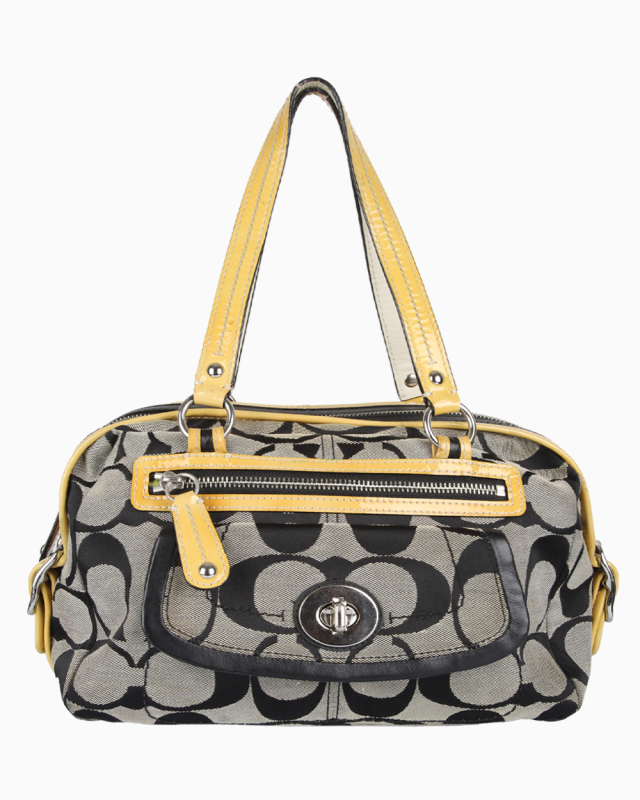 Bolsa Coach Original Bonnie Signature Monograma Feminina